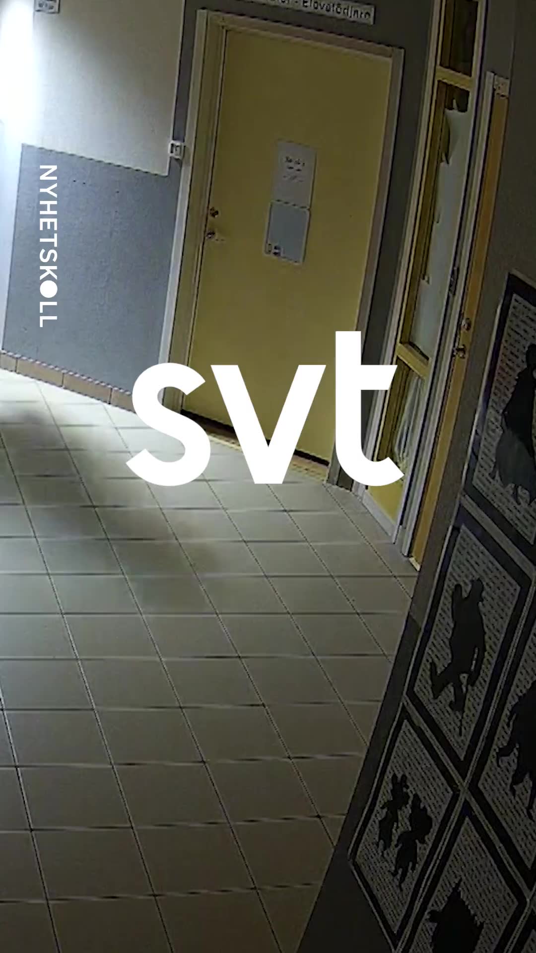 Här bryter sig tjuvar in på skolan | SVT Nyheter